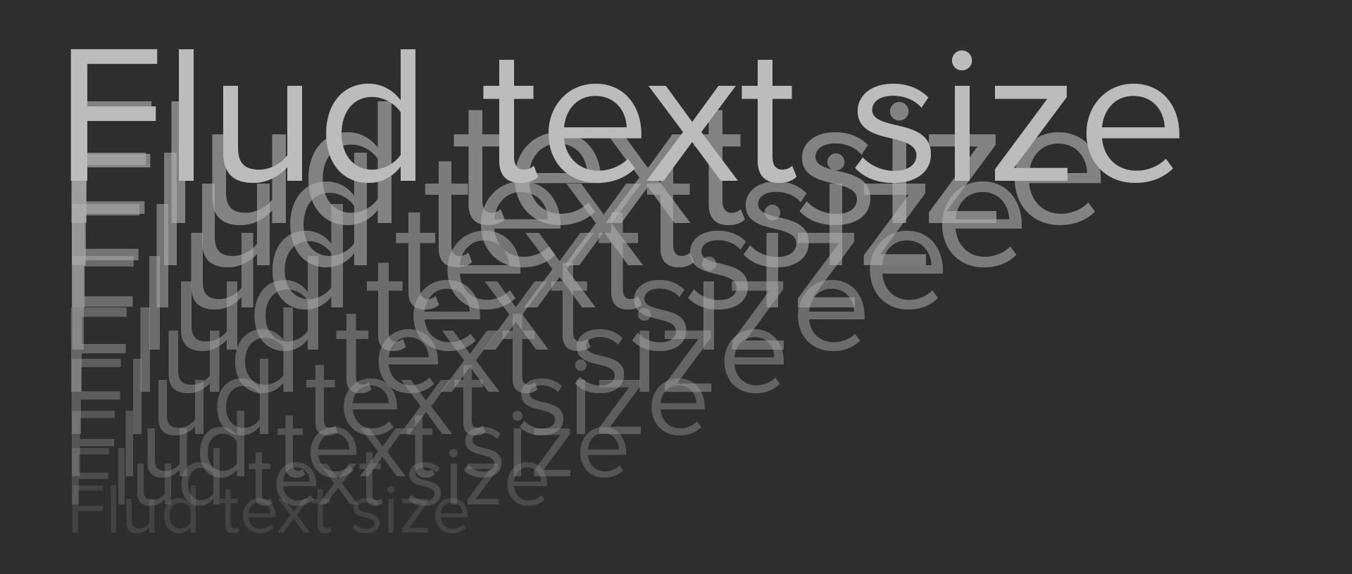 CSS Trick Fluid Text Size With max font size And min font size 